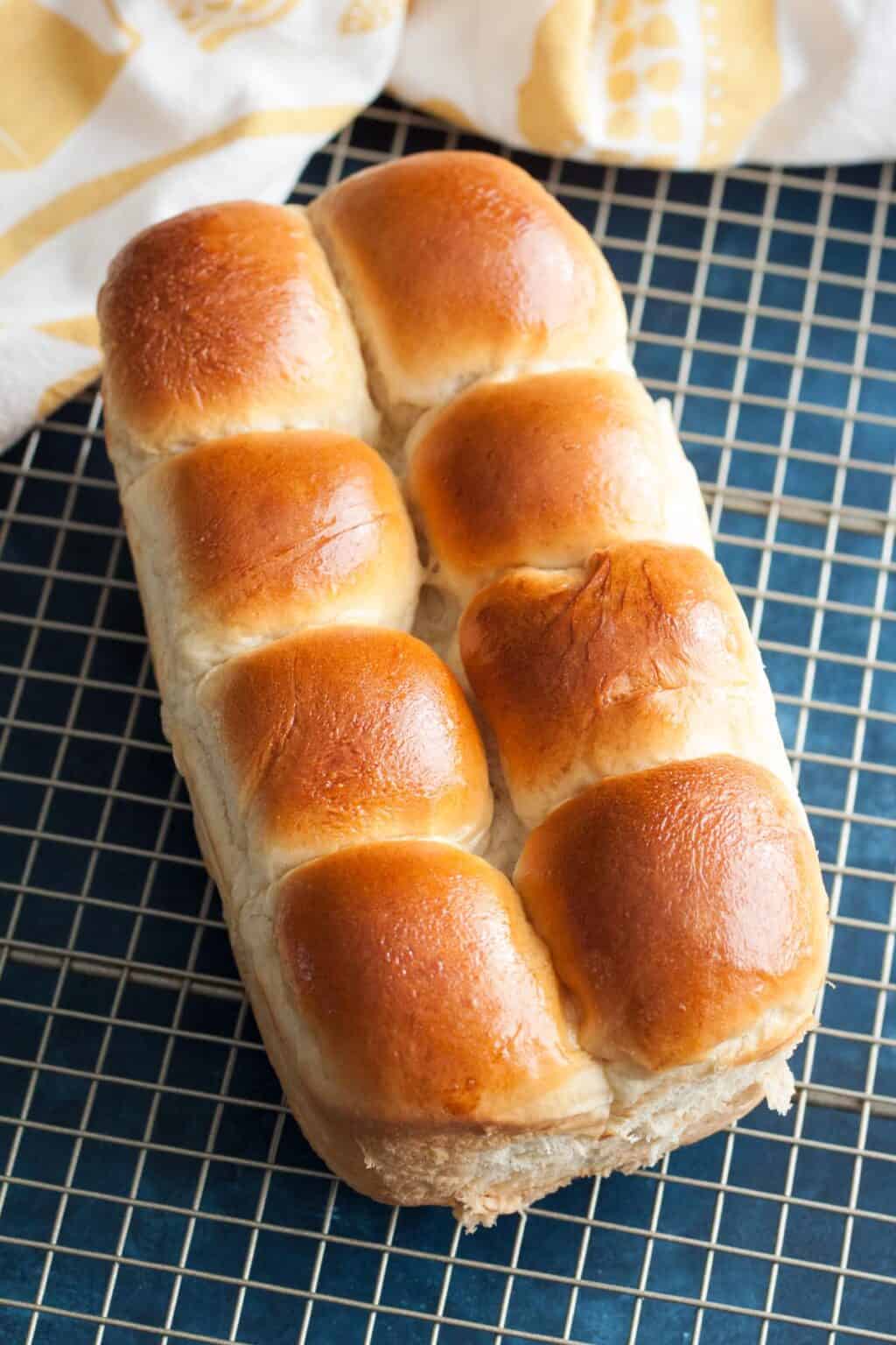 Easy Milk Bread (no eggs, no tangzhong) - Wild Wild Whisk