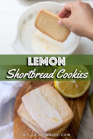 Lemon Shortbread Cookies - Wild Wild Whisk
