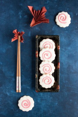 "Narutomaki" Shortbread Cookies - Wild Wild Whisk