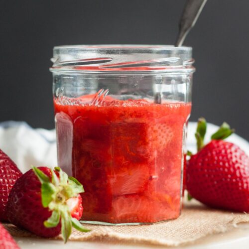 Strawberry Compote (or Strawberry Sauce) - Wild Wild Whisk