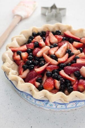 Mixed Berry Pie (with Strawberries and Blueberries) - Wild Wild Whisk