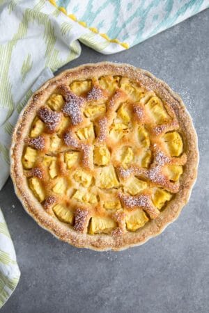 Coconut Tart with Pineapple - Wild Wild Whisk
