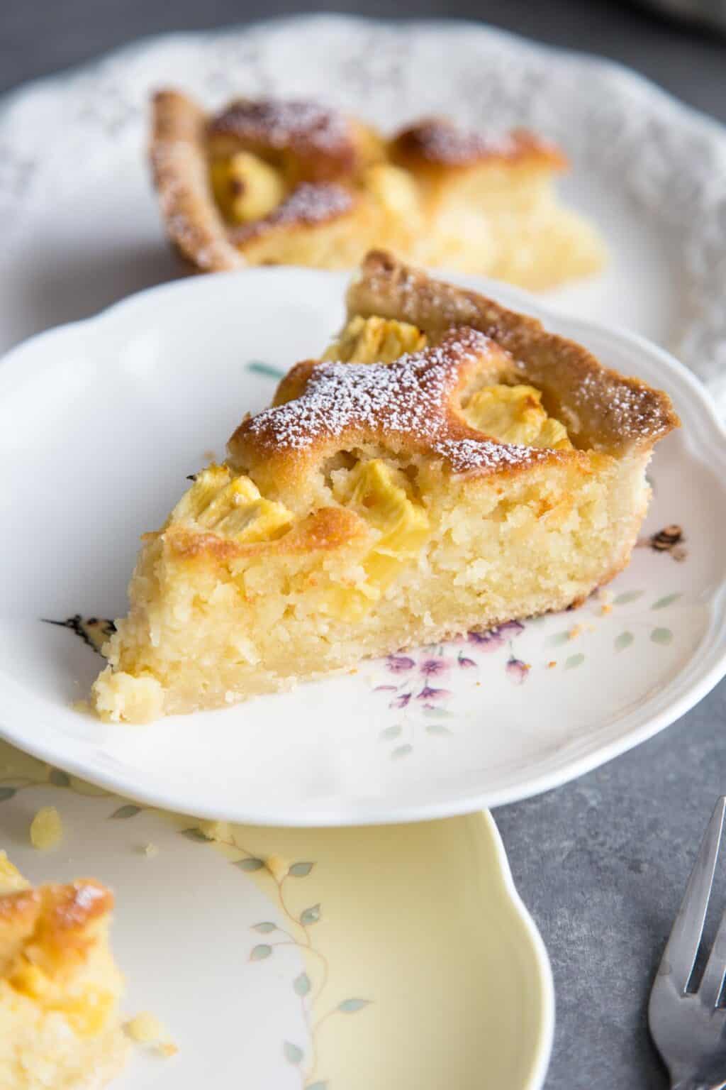 Coconut Tart with Pineapple - Wild Wild Whisk