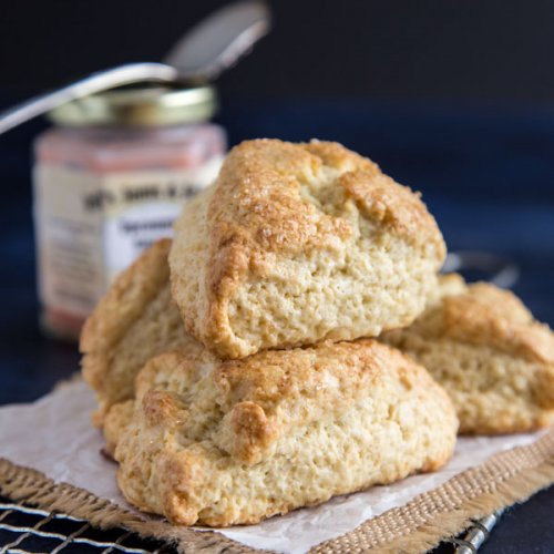 The Best Cream Scones (made with heavy cream) - Wild Wild Whisk