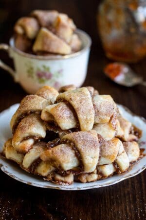 Rugelach with Fig Jam and Walnuts - Wild Wild Whisk
