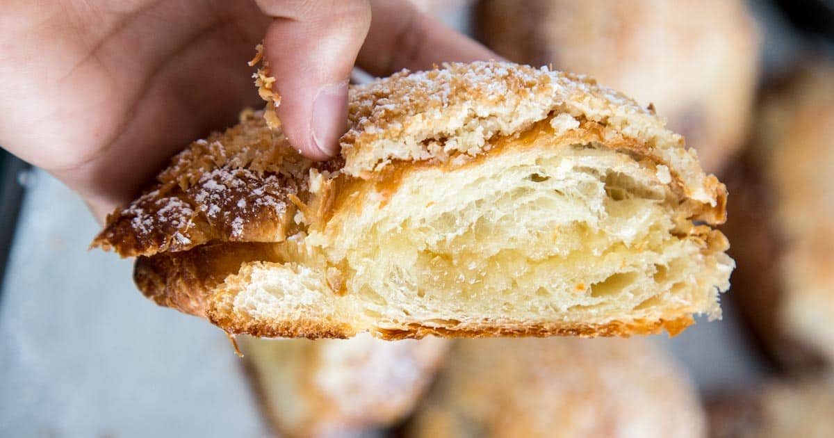 Macadamia Coconut Croissant (with macadamia cream croissant filling ...