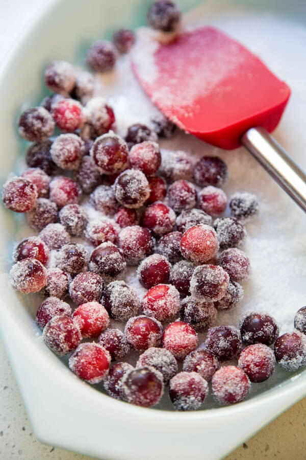 Small Batch Sugared Cranberries - Wild Wild Whisk