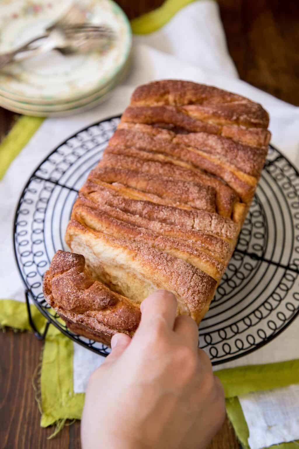 Cinnamon Pull Apart Bread - Wild Wild Whisk