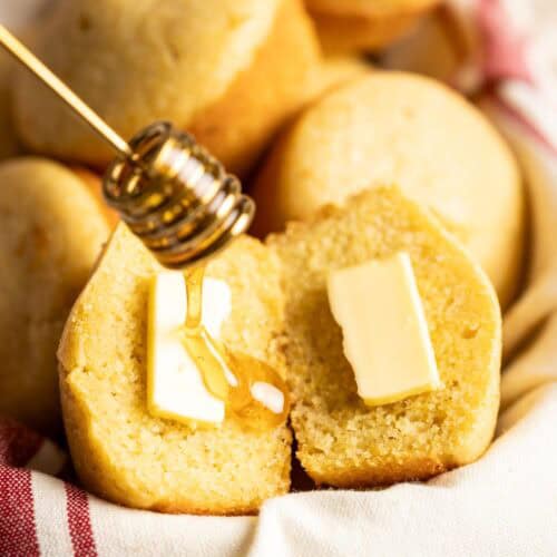 Easy Cornbread Muffins with Coconut Milk - So Soft! - Wild Wild Whisk