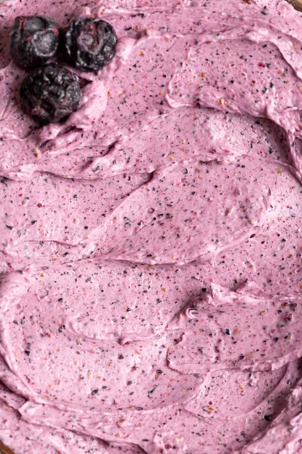 Easy and Vibrant Blueberry Frosting - Wild Wild Whisk