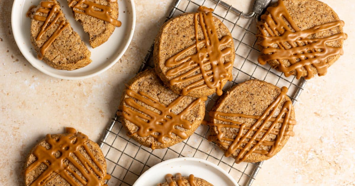 Vietnamese Coffee Shortbread Cookies - Wild Wild Whisk